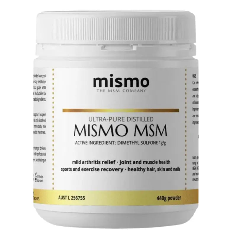 MSM Powder | Pure Sulfur for Joints, Skin & Overall Wellness | MISMO ...